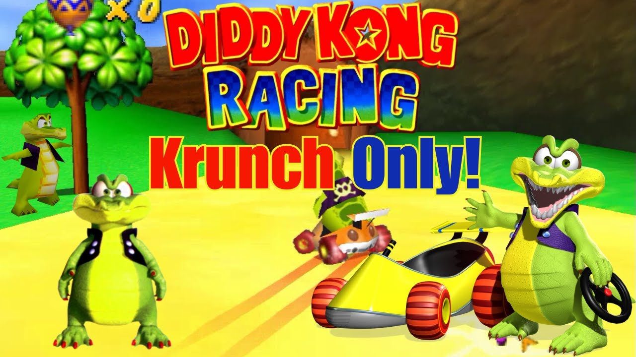 Can You Beat Diddy Kong Racing Only Using Krunch? - YouTube