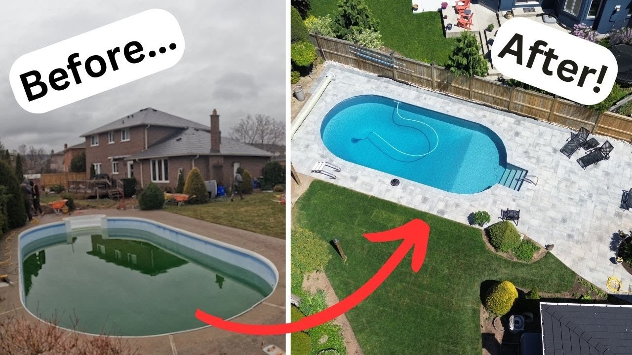 Full Landscape Transformation Time Lapse | Start to Finish Landscape ...