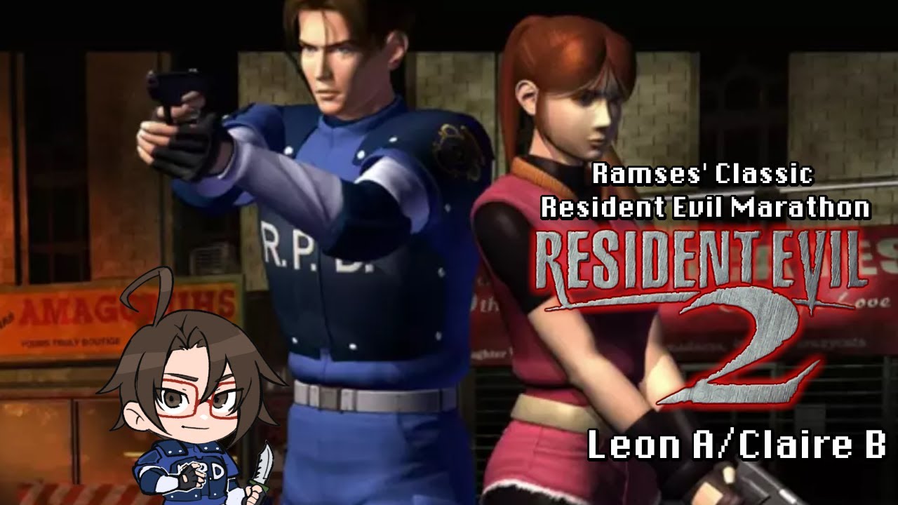 Classic Resident Evil Marathon: Resident Evil 2 (Leon A/Clare B) - YouTube