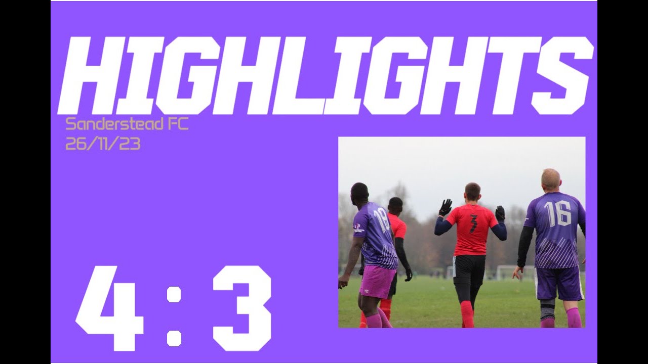 Sanderstead FC vs Albo United FC | Intense League Game!!! | CMSFL - YouTube