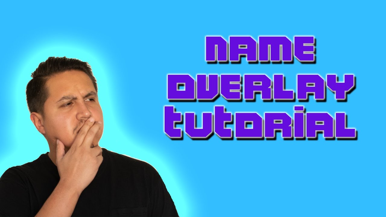 WHATS IN A NAME OVERLAY?? - Photoshop Name Overlay Tutorial - YouTube