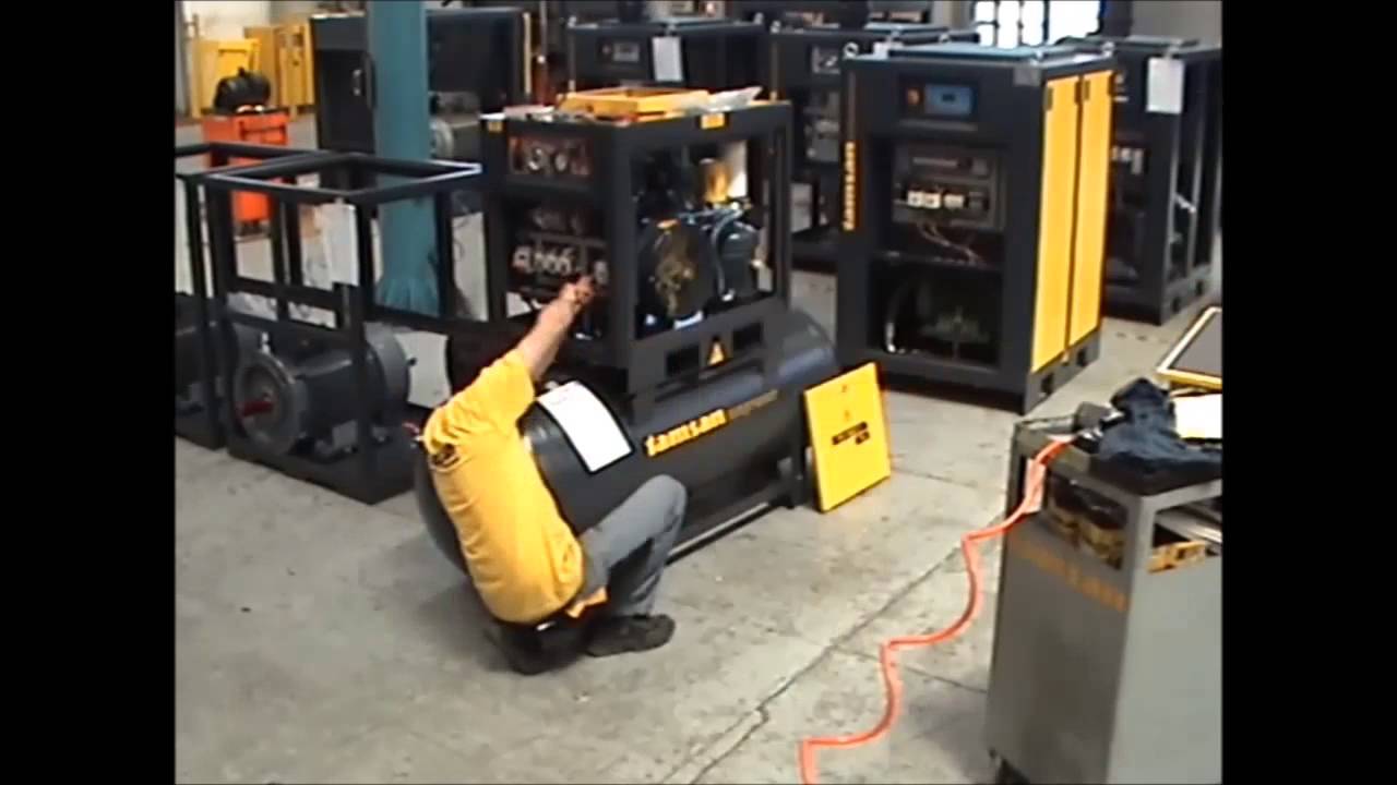 Tamsan Compressor - TVK-1100 T Production Process - YouTube
