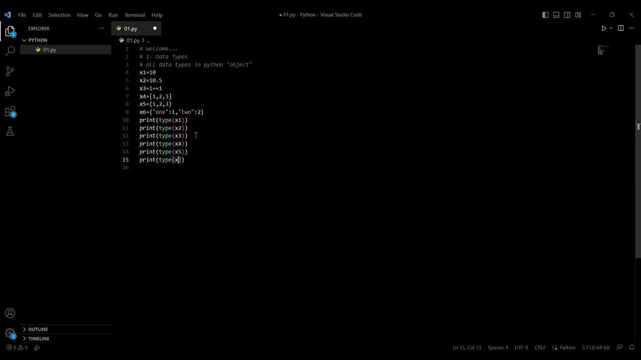 1 Python Data Types Youtube