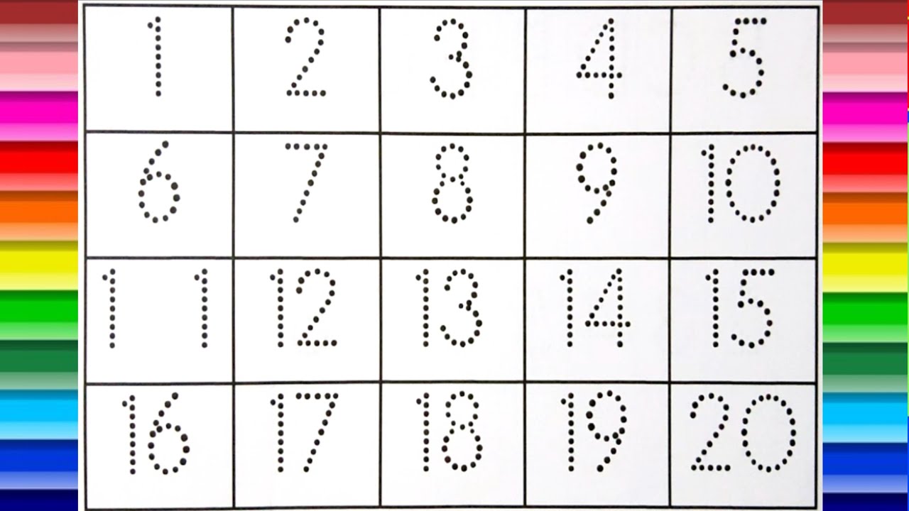 Learn 123 I counting I Counting 1 to 100 I lkg I Ukg counting I Numbers ...