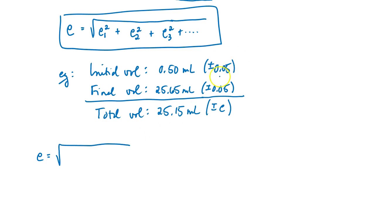 V9- Error Prop Add Subtract - YouTube