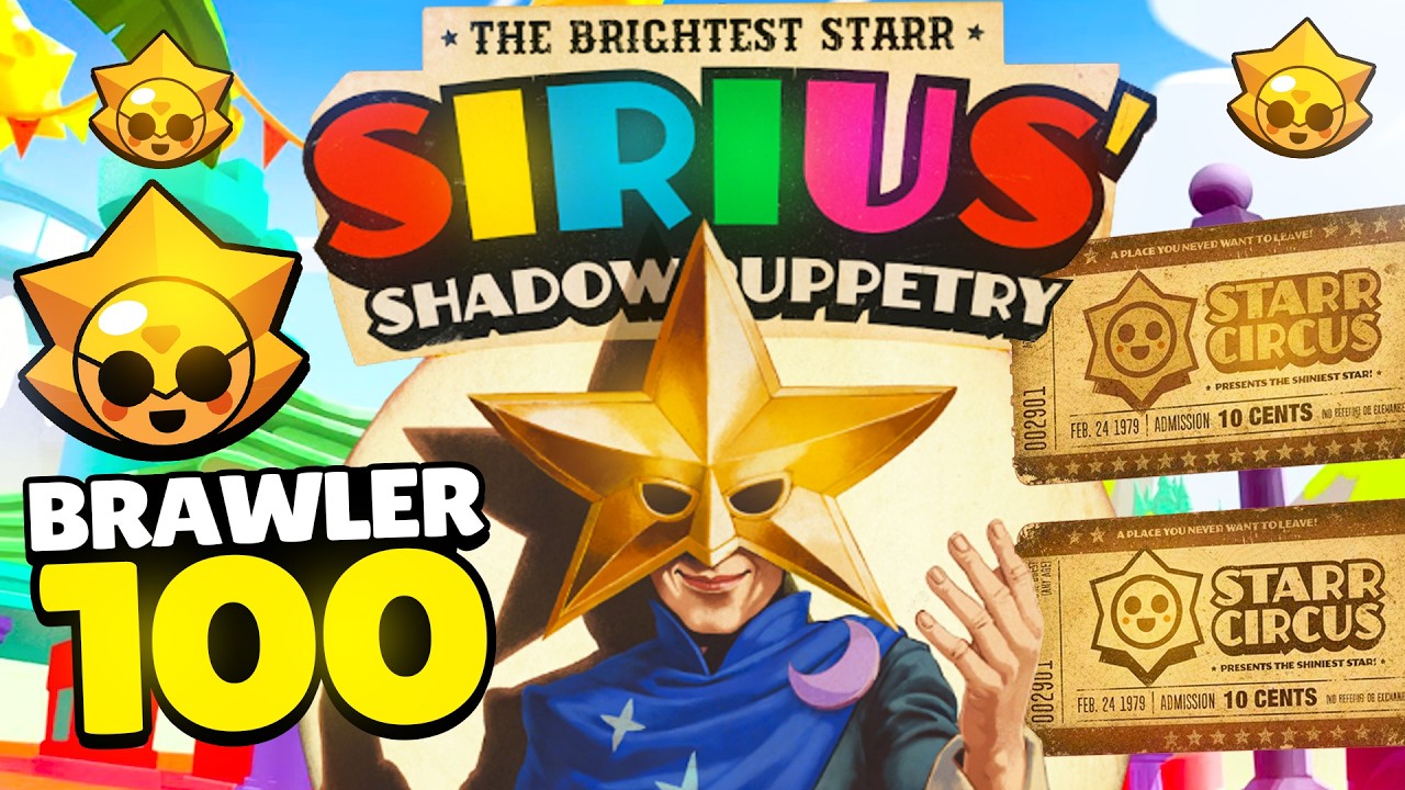SIRIUS ES EL NUEVO BRAWLER 100 !!😱INFORMACIÓN SECRETA DE STARR PARK ...