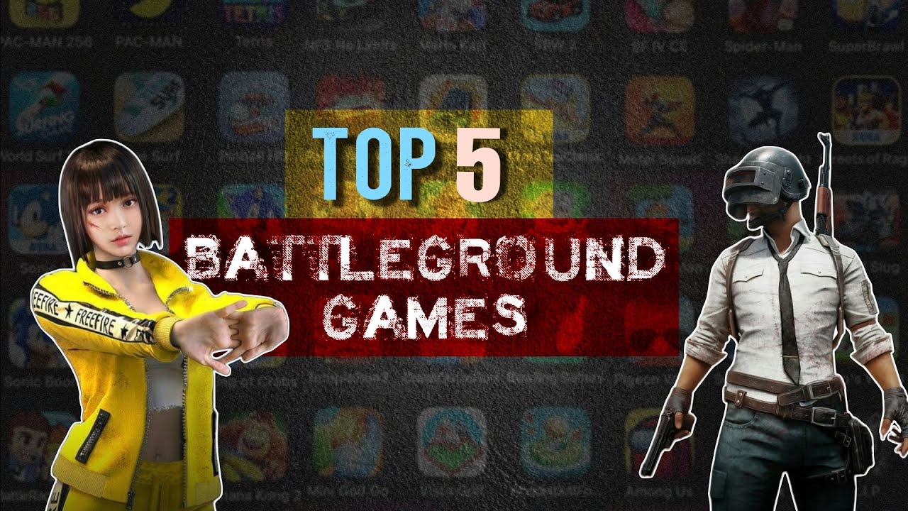 Top 5 Battleground Games 👀 | Top 5 Most played Battleground Games ...