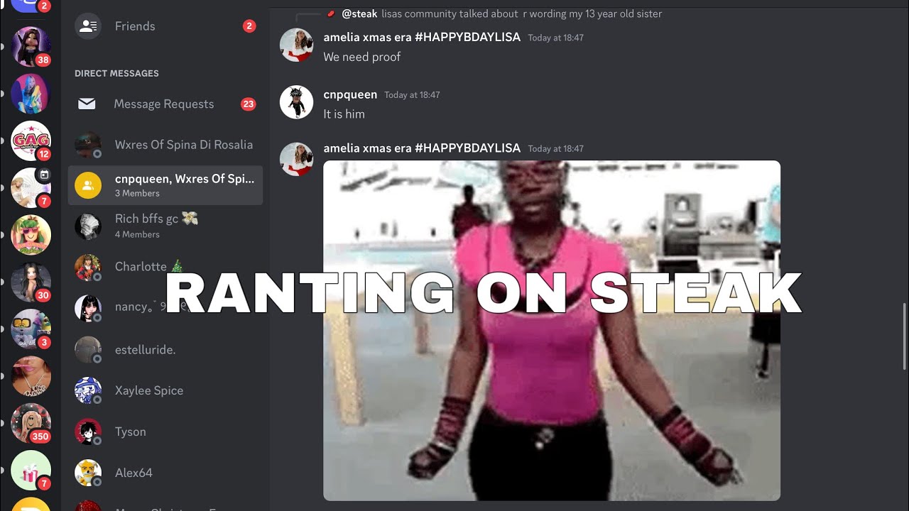 RANTING ON STEAK - YouTube