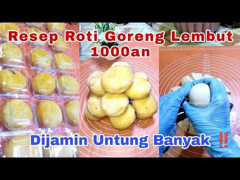 Resep||Cara Membuat Roti Goreng Lembut Harga 1000an sangat gampang ‼️ ...