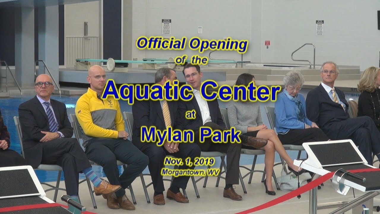 Aquatic Center at Mylan Park, grand opening ceremony, Nov. 1 - YouTube