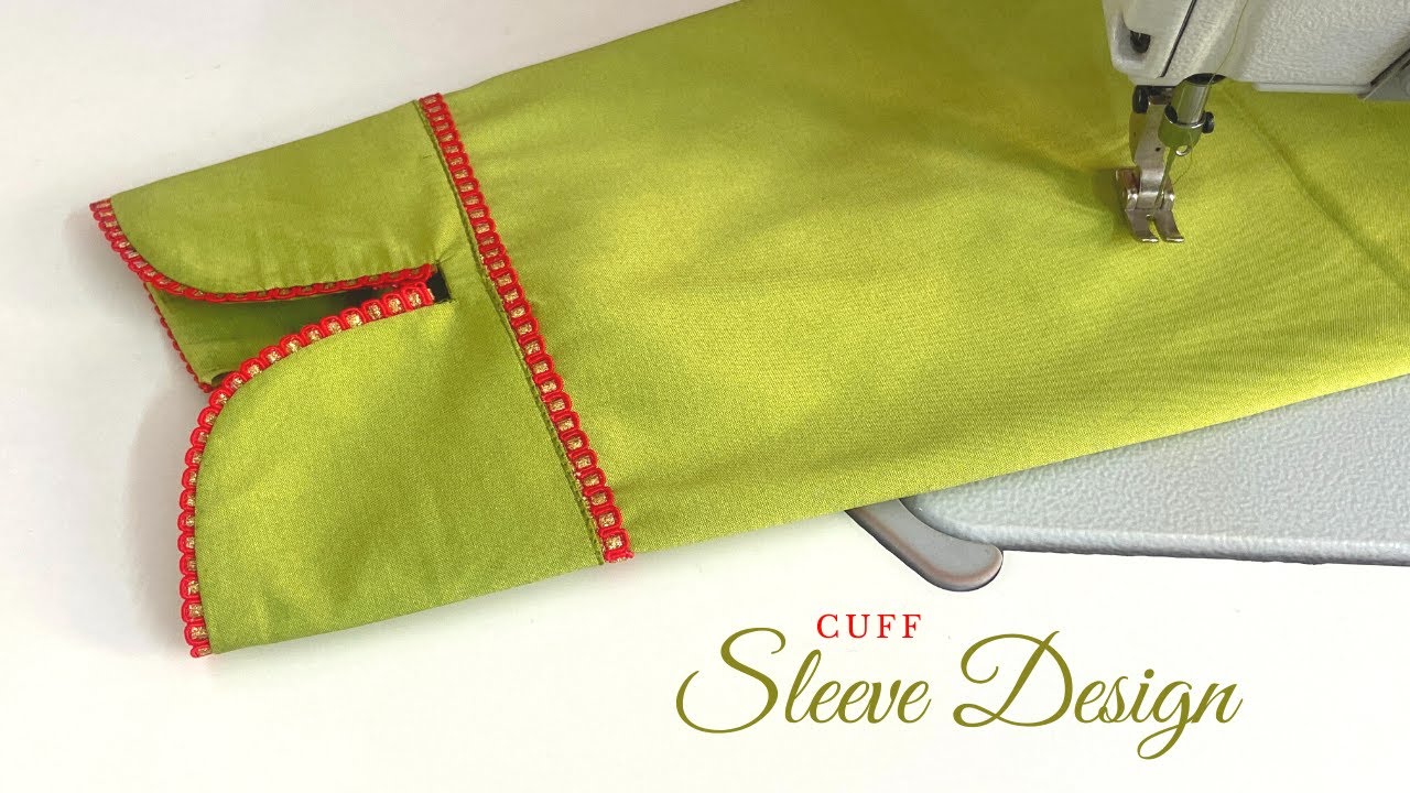 Beautiful cuff sleeve design. कफ़ स्लीव का डिज़ाइन | Baju design. - YouTube