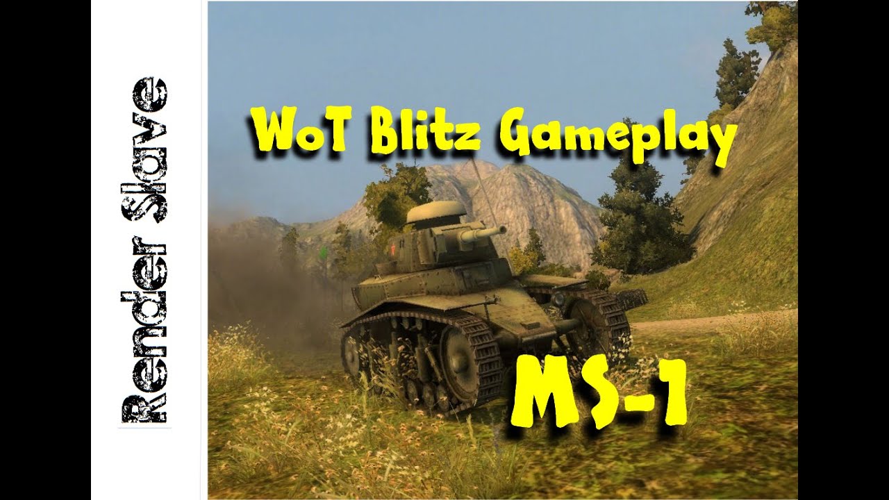 World of Tanks Blitz Gameplay - MS-1 - YouTube