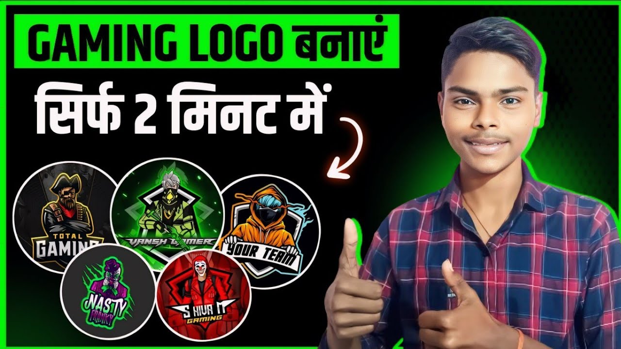 How To Create A Gaming Logo In Mobile | Gaming Logo kaise banaye ...