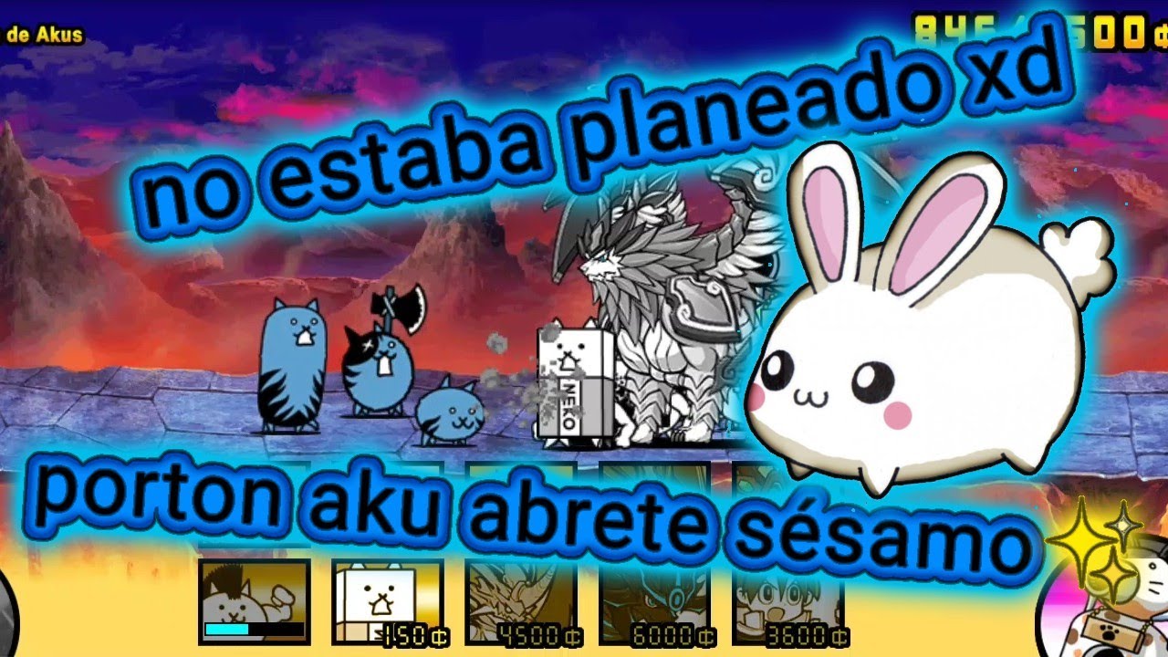 Porton aku abrete sésamo xd/ the battle cats - YouTube