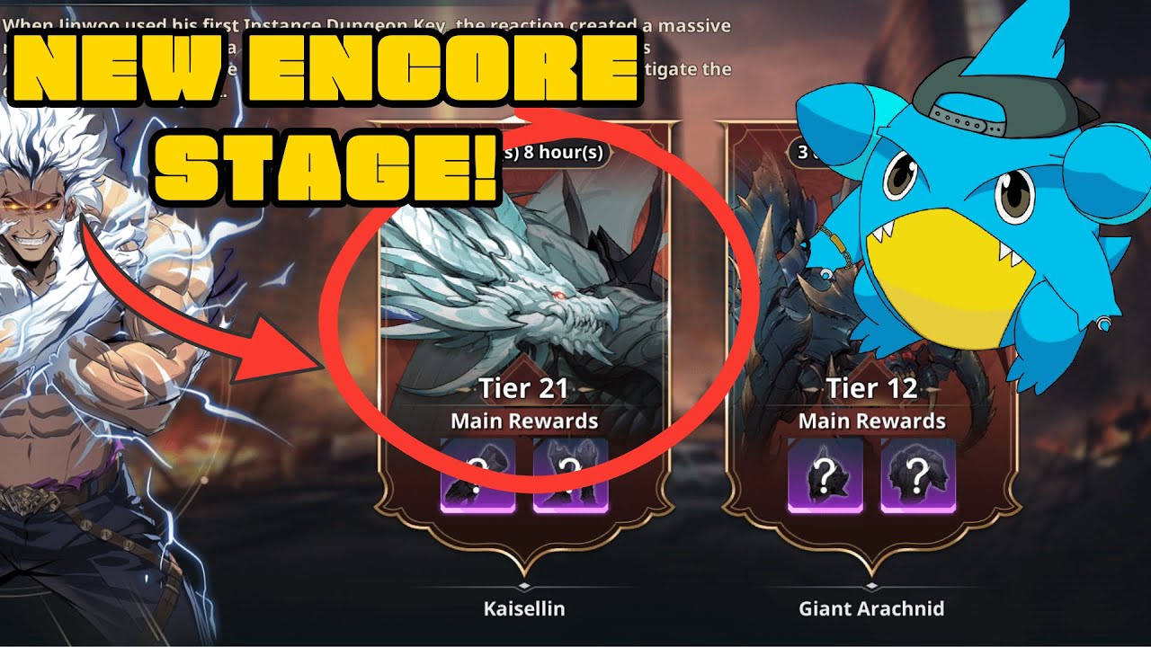 FIGHTING THE NEW ENCORE DUNGEON KAISELLIN STAGE 1-20 SOLO LEVELING ...