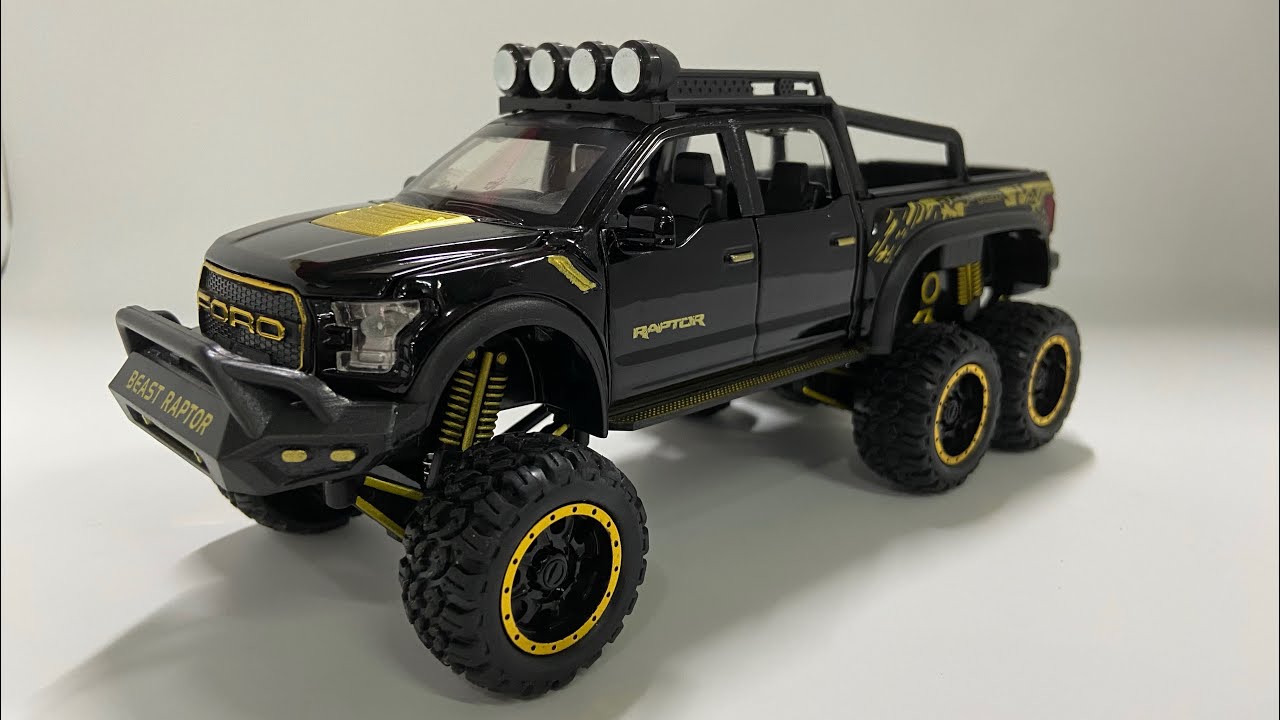 UNBOXING || 1:28 scale ford ranger raptor diecast truck - YouTube