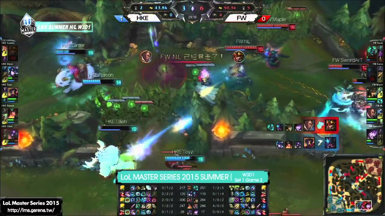 LOL [H L] 2015 LMS 夏季聯賽 W3D1 - Garena [英雄聯盟 LOL] Official - YouTube