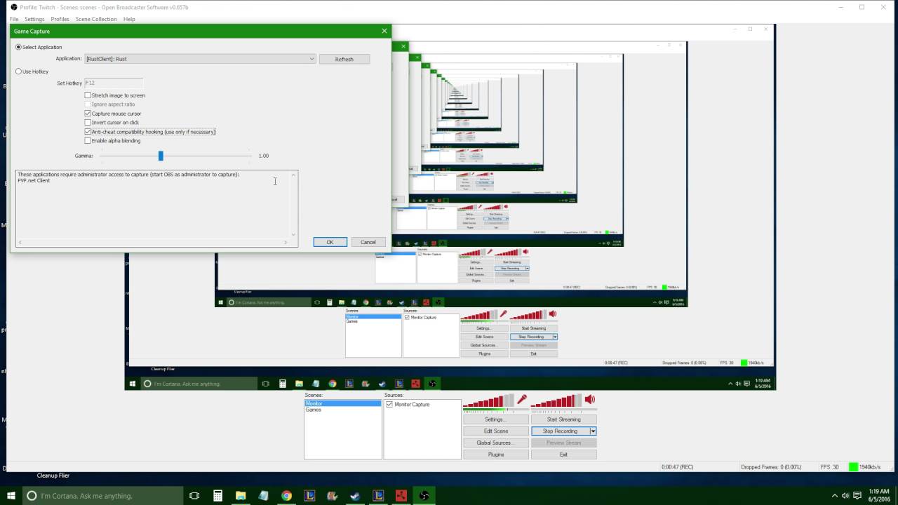 How to get Rust to work on OBS (Game Capture) - YouTube