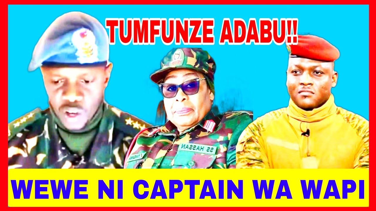 🔴MWAMBA WA BURKINA FASO AOMBA KUMFUNZA ADABU CAPTAIN TESHA BANDIA ...