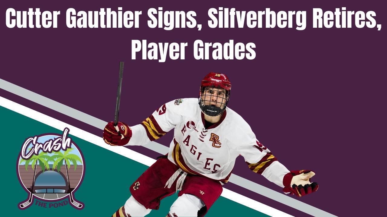 Cutter Gauthier Signs, Silfverberg Retires, Player Grades - YouTube