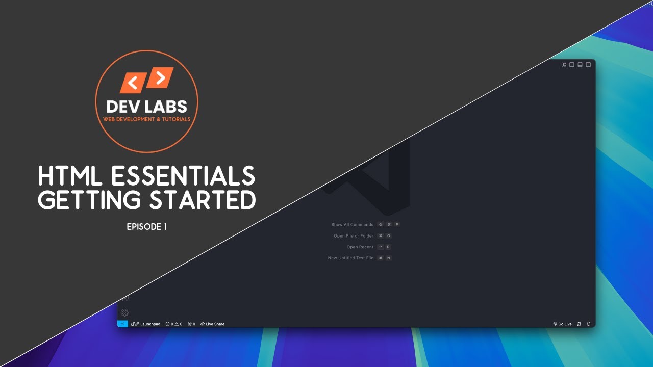HTML Basics - Getting Started (Part 1) - YouTube