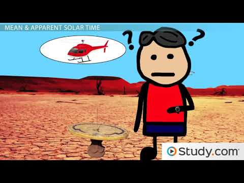 Apparent Solar Time vs  Mean Solar Time   Video & Lesson Transcript   Study com