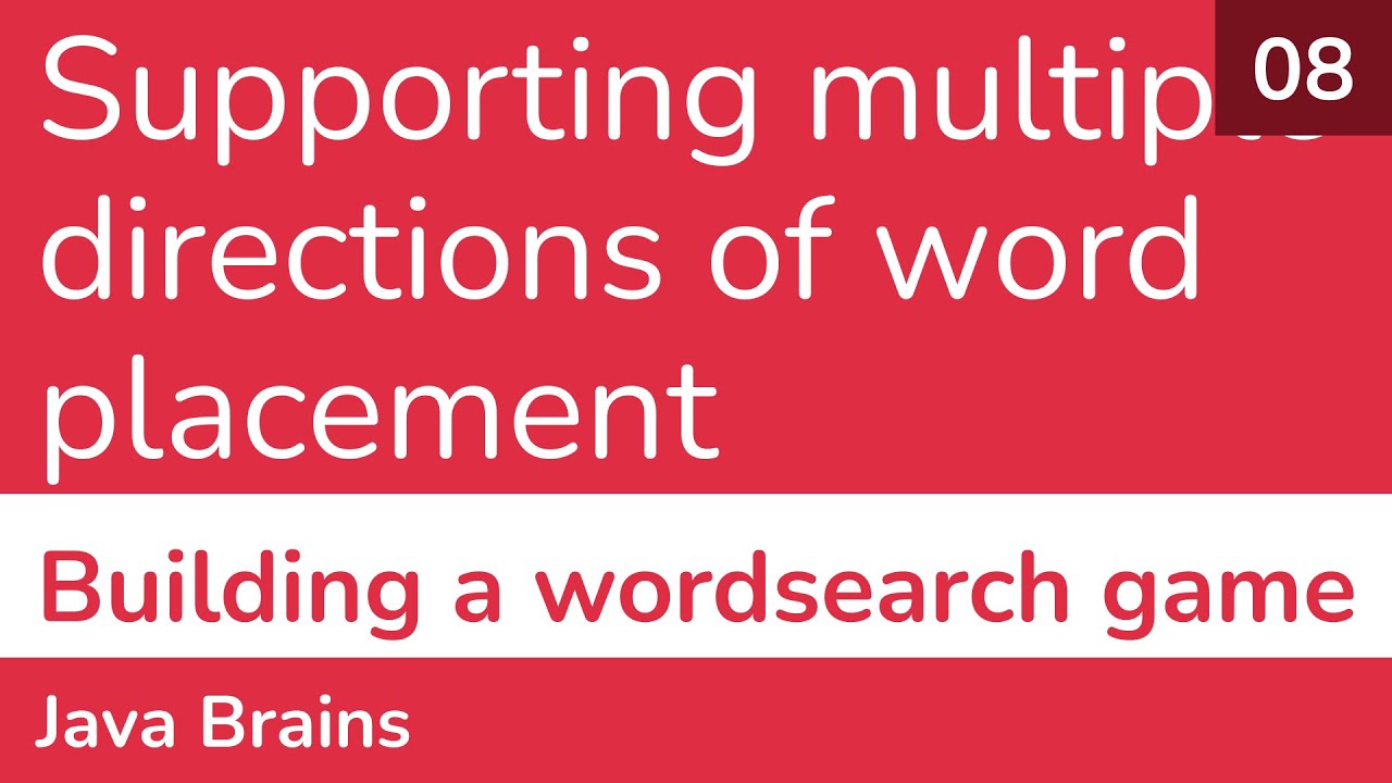 08 Supporting multiple directions of word placement (Building a ...