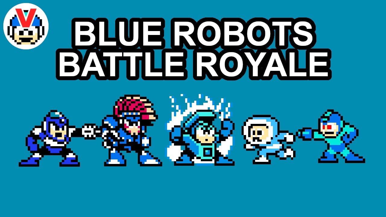 Battle Royale Blue Robots Fight - Requested Fight | Mega Man CPU Battle ...