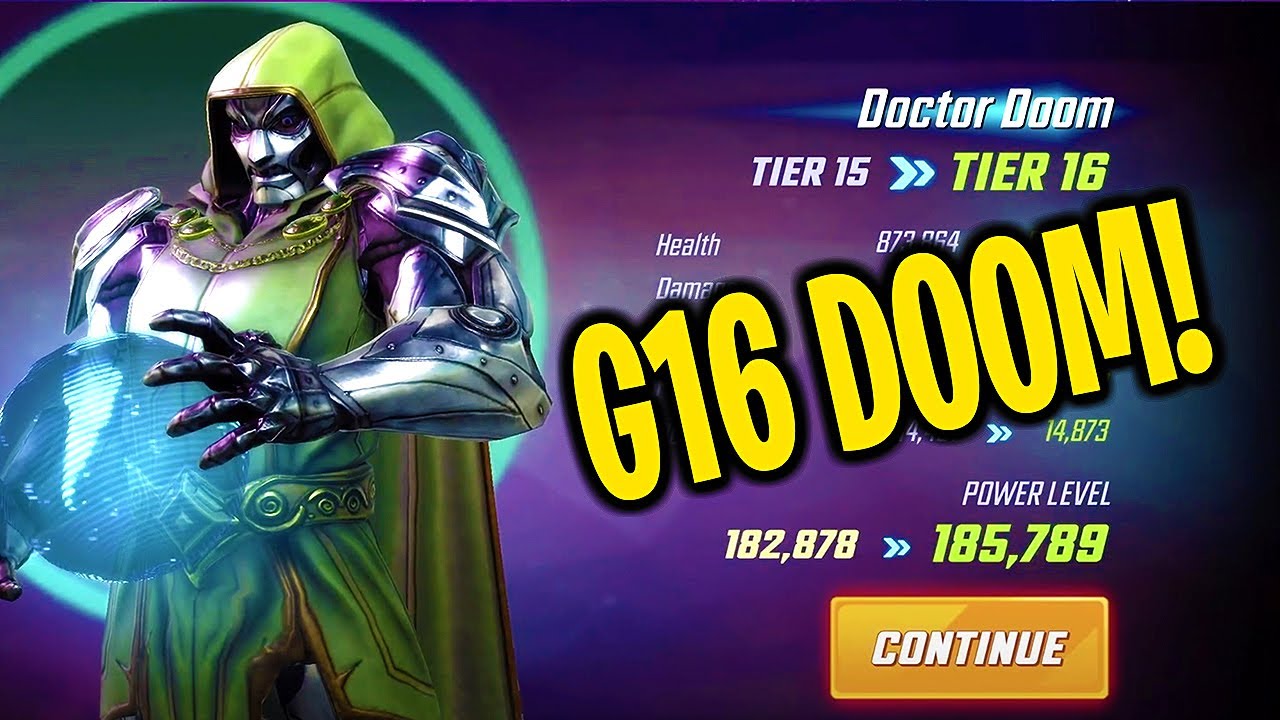 G16 DOCTOR DOOM! - MARVEL Strike Force - MSF - YouTube