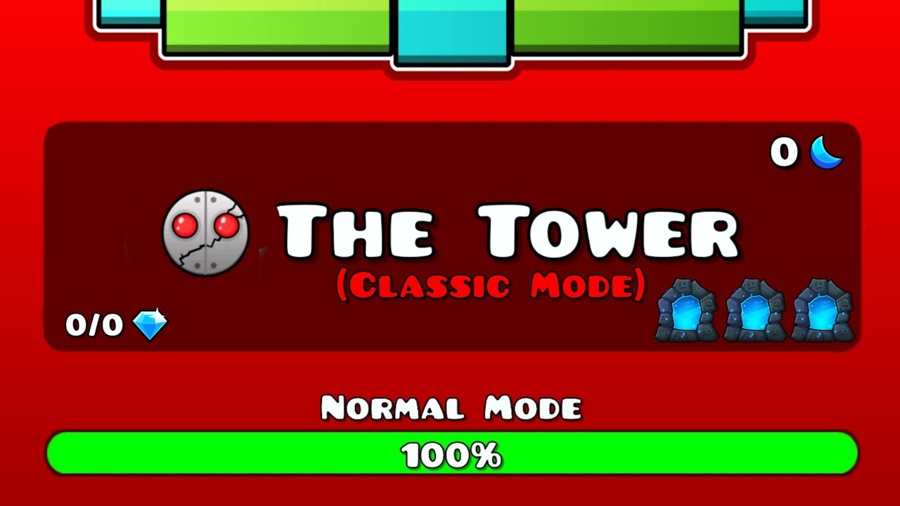 The Tower but Classic Mode (All Levels / All Coins) | Geometry Dash 2.2 ...