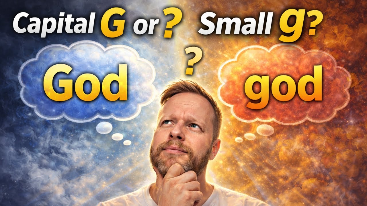 God - Big "G" or Small "g" ??? - YouTube
