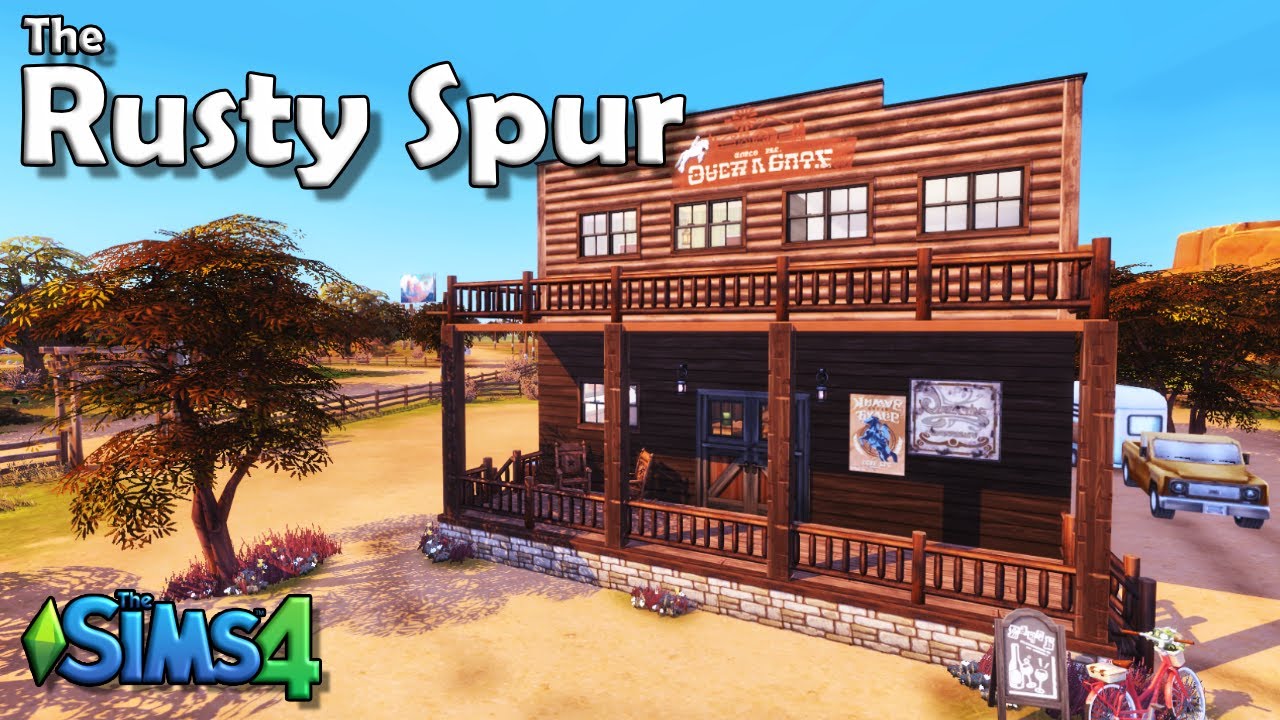 Sims 4 Horse Ranch Build 🐎 The Rusty Spur 🐴 The Sims 4 Nightclub No CC - YouTube