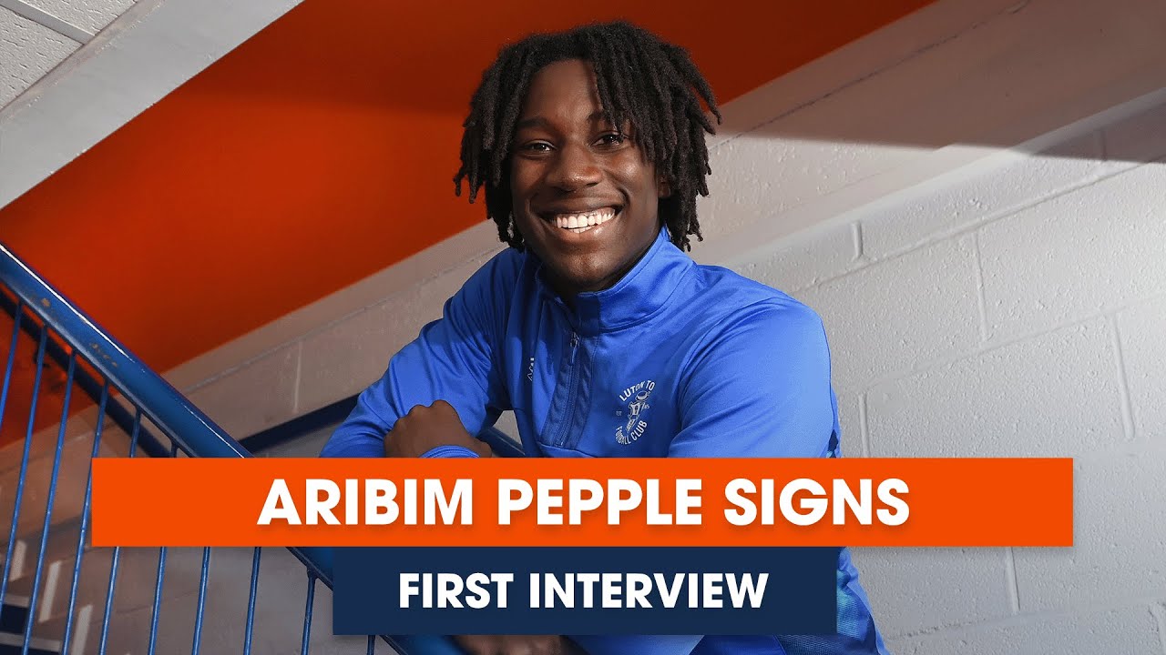NEW SIGNING | Aribim Pepple on joining Luton Town! - YouTube