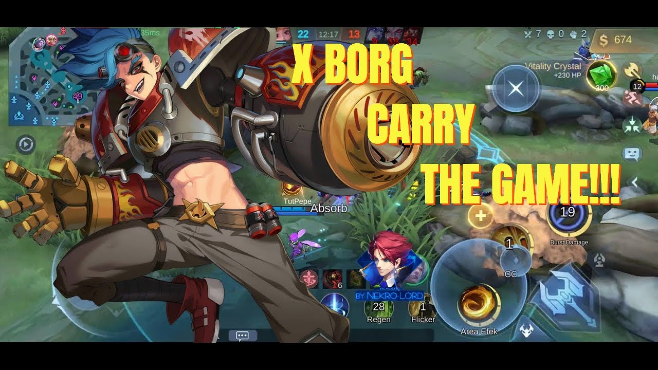 TIPS MAIN X BORG ! EXP GENDONG TIM ! MOBILE LEGENDS - YouTube