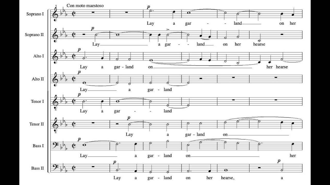 Lay a Garland, Robert Pearsall - YouTube