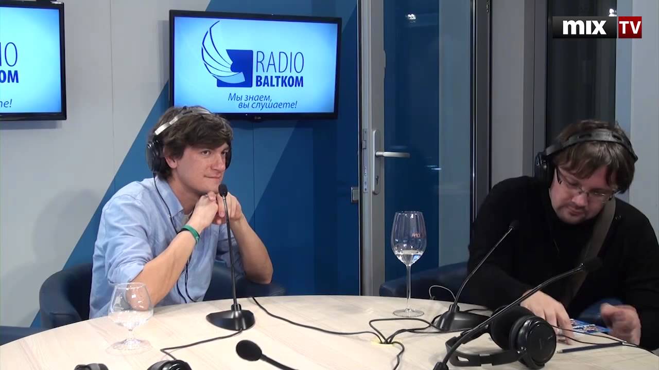Александр Гудков участник команды КВН «Фёдор Двинятин» на радио Baltkom ...