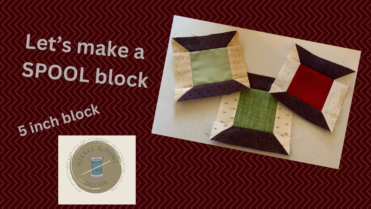 Let’s Make a Spool Block@NikkelandDimeDecor - YouTube