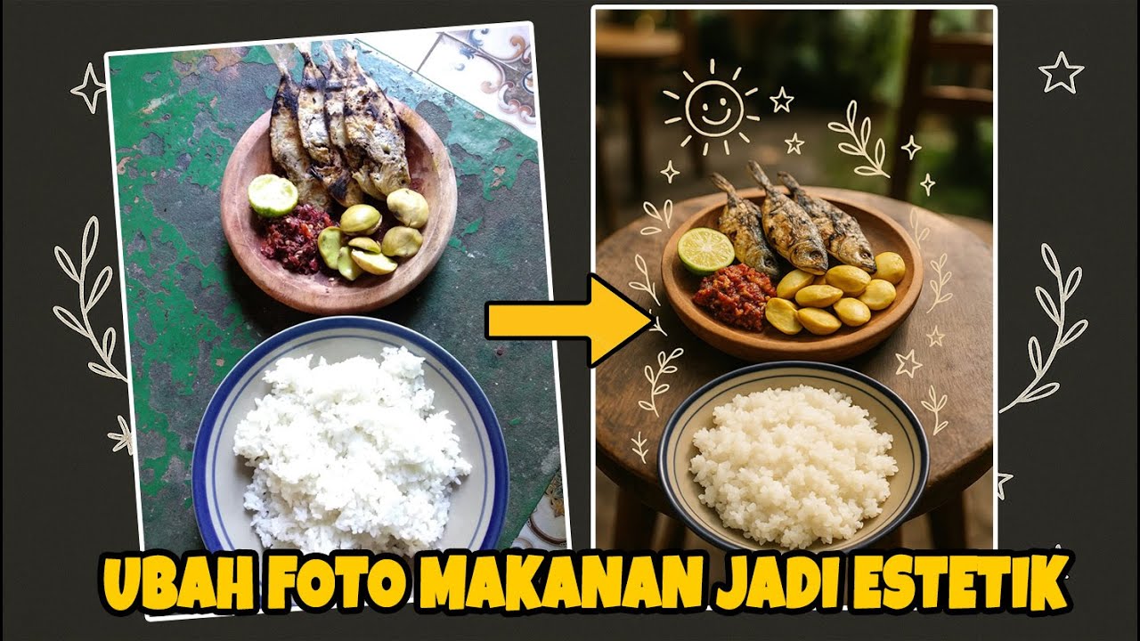 Cara Ubah Foto Makanan Biasa Jadi Estetik Menggunakan AI - YouTube
