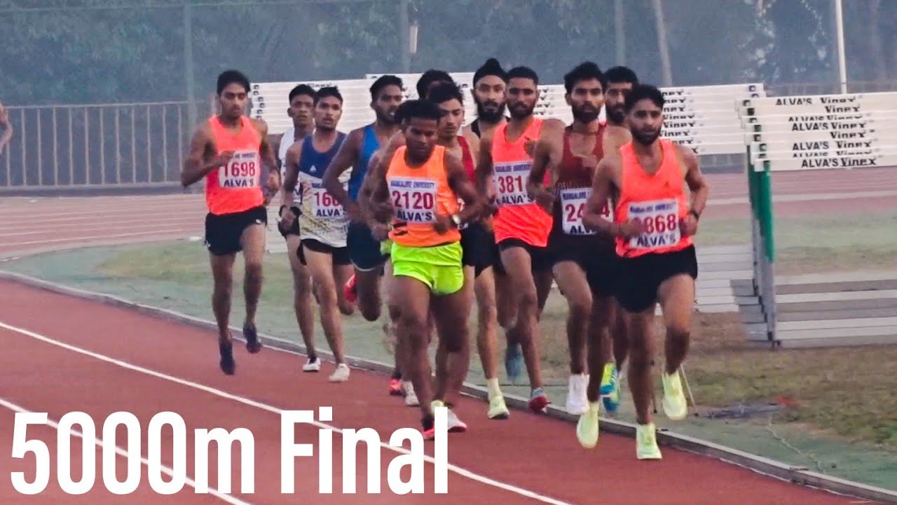 5000m Men Final , Prince Saharanpur vs Ajay Rathi vs Lokesh , 81st ...