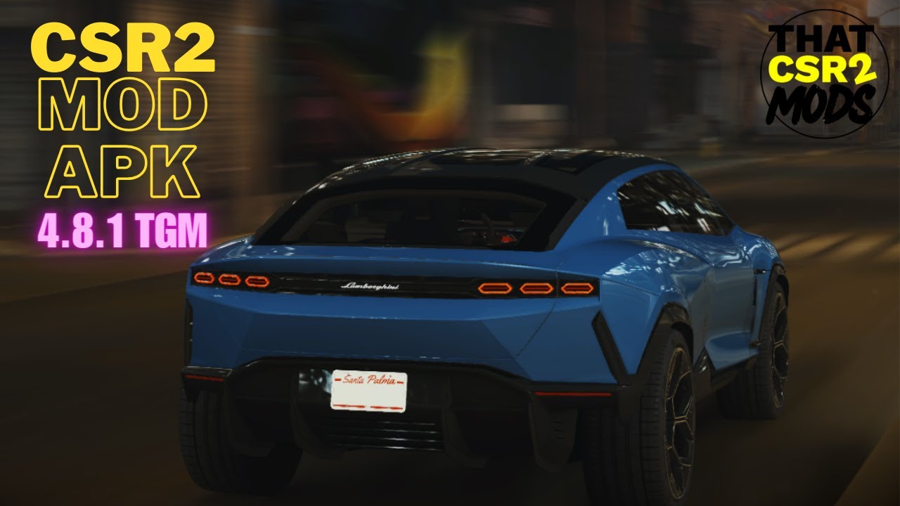 CSR2 4.8.2 | MOD APK 3485 TGM | JORGE SANTI - YouTube
