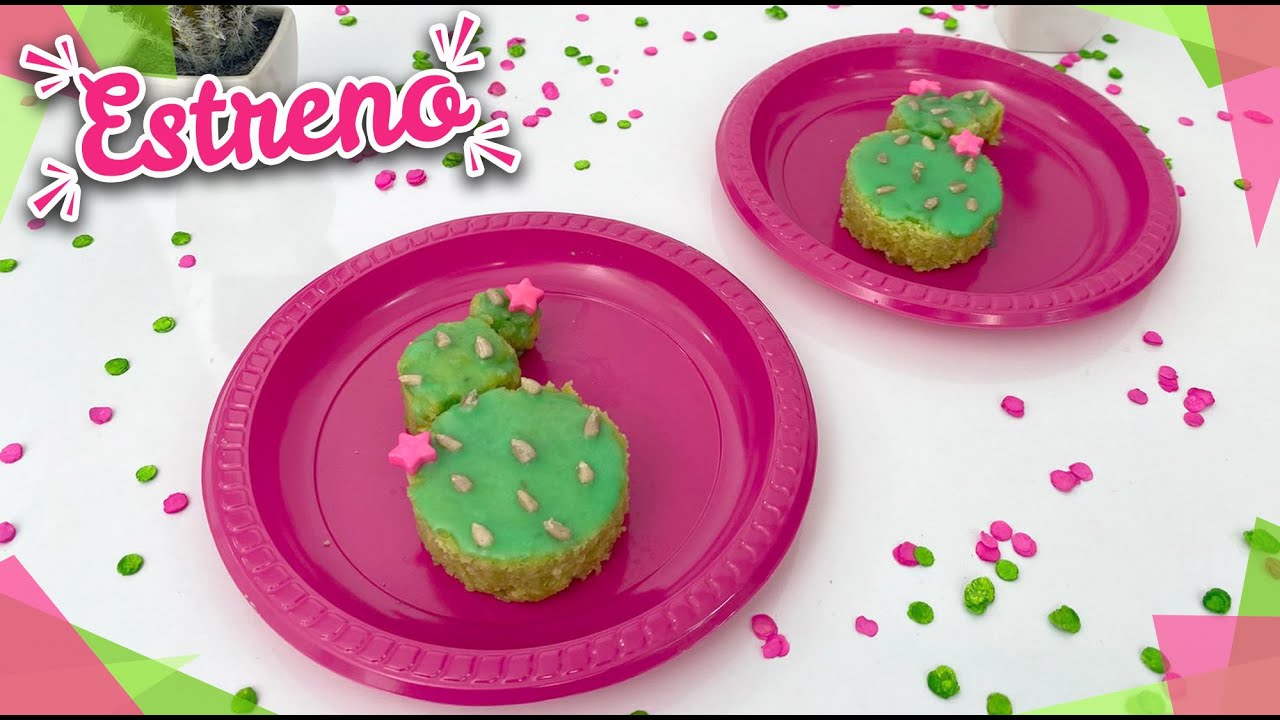 Pan de limón 🍋 en forma de nopal :: Fiesta Mexicana 🌵 - YouTube