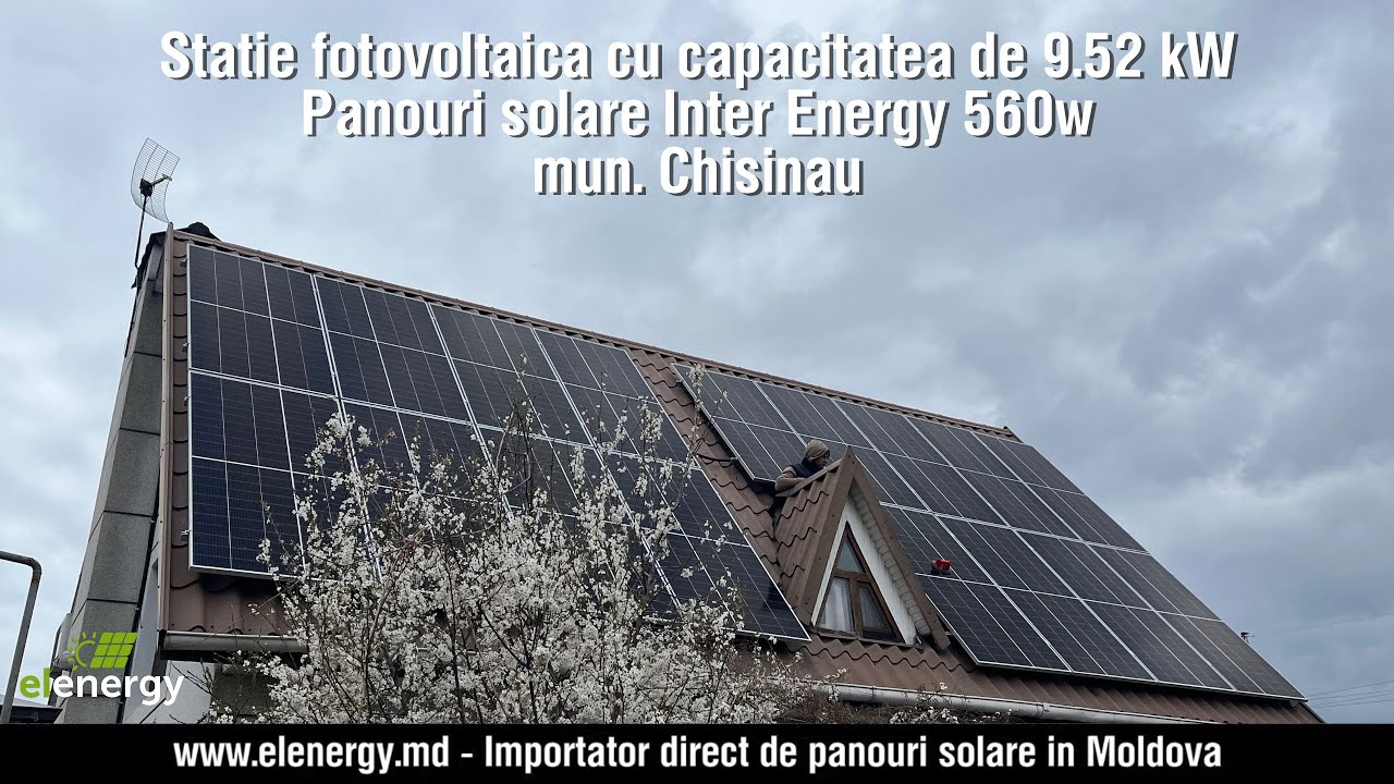 Surse alternative de energie in Republica Moldova - statie de 9.52 kW ...
