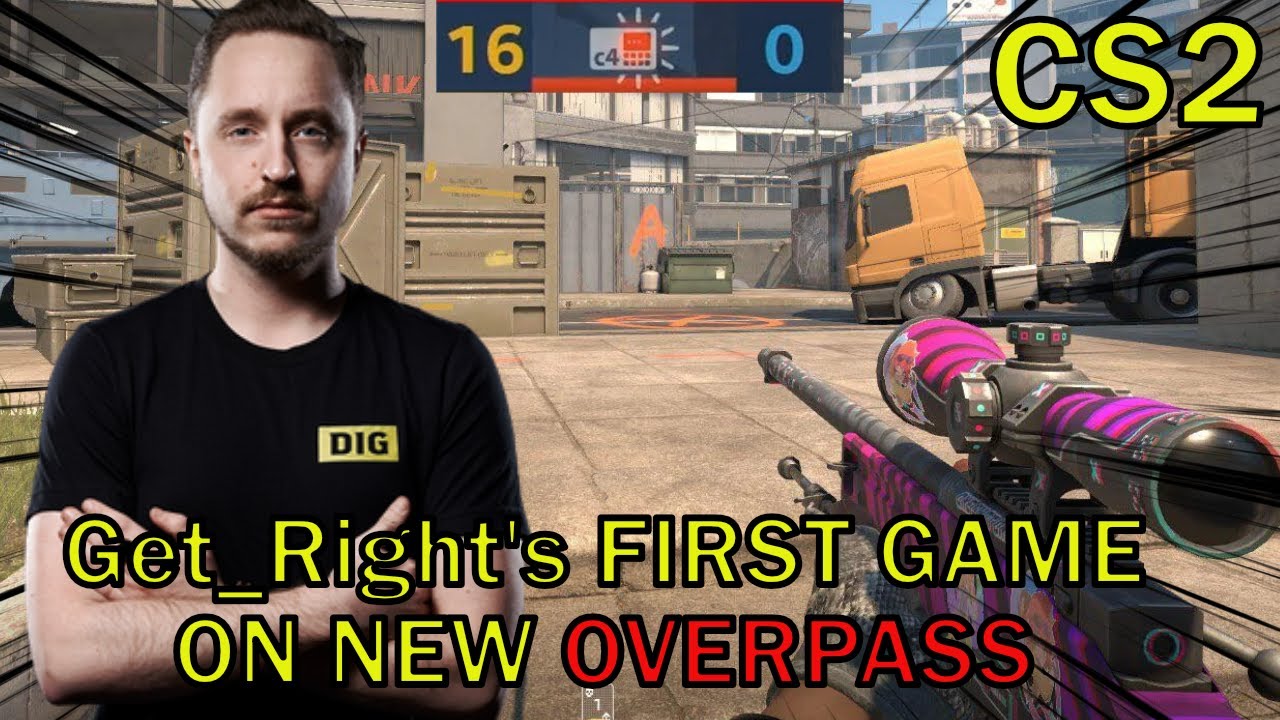 Get_Rights First Ever Game on CS2 Overpass (Full Match) - YouTube