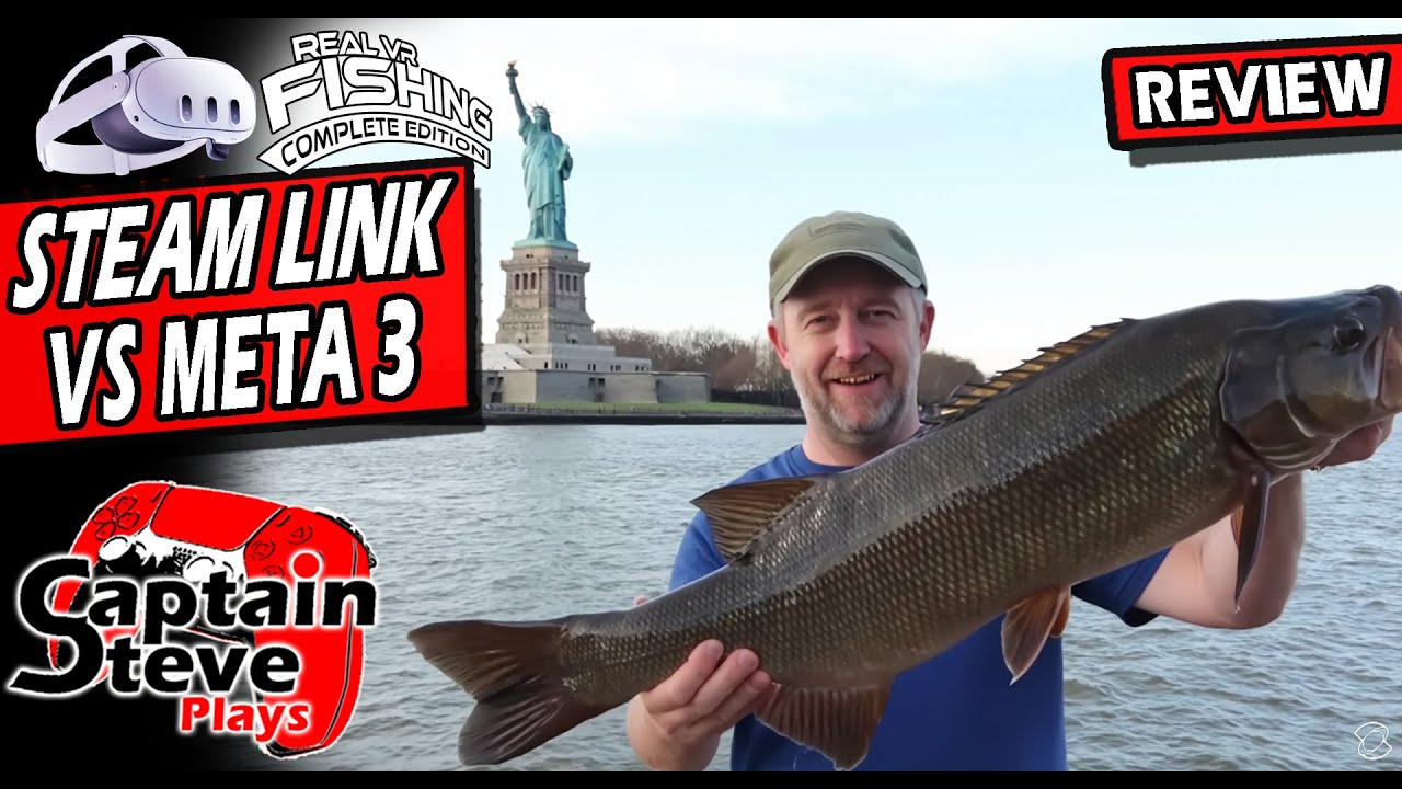 Real VR Fishing - Steam Lik Vs Meta 3 Standalone - YouTube
