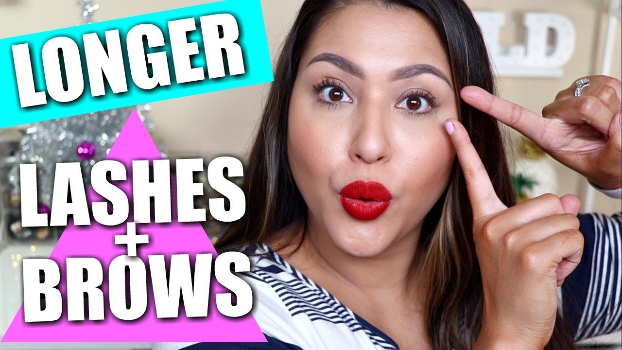 HOW I GREW MY LASHES + BROWS! - YouTube