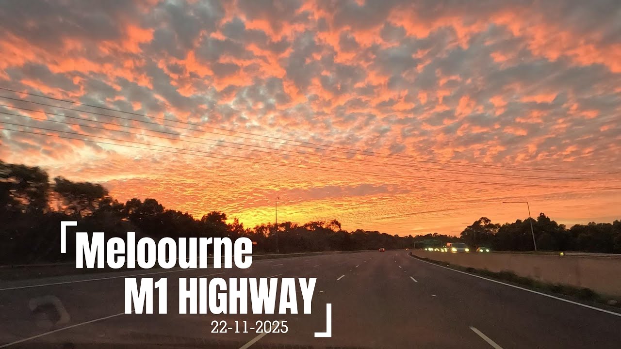 Melbourne M1 Highway 22-11-2025 - YouTube