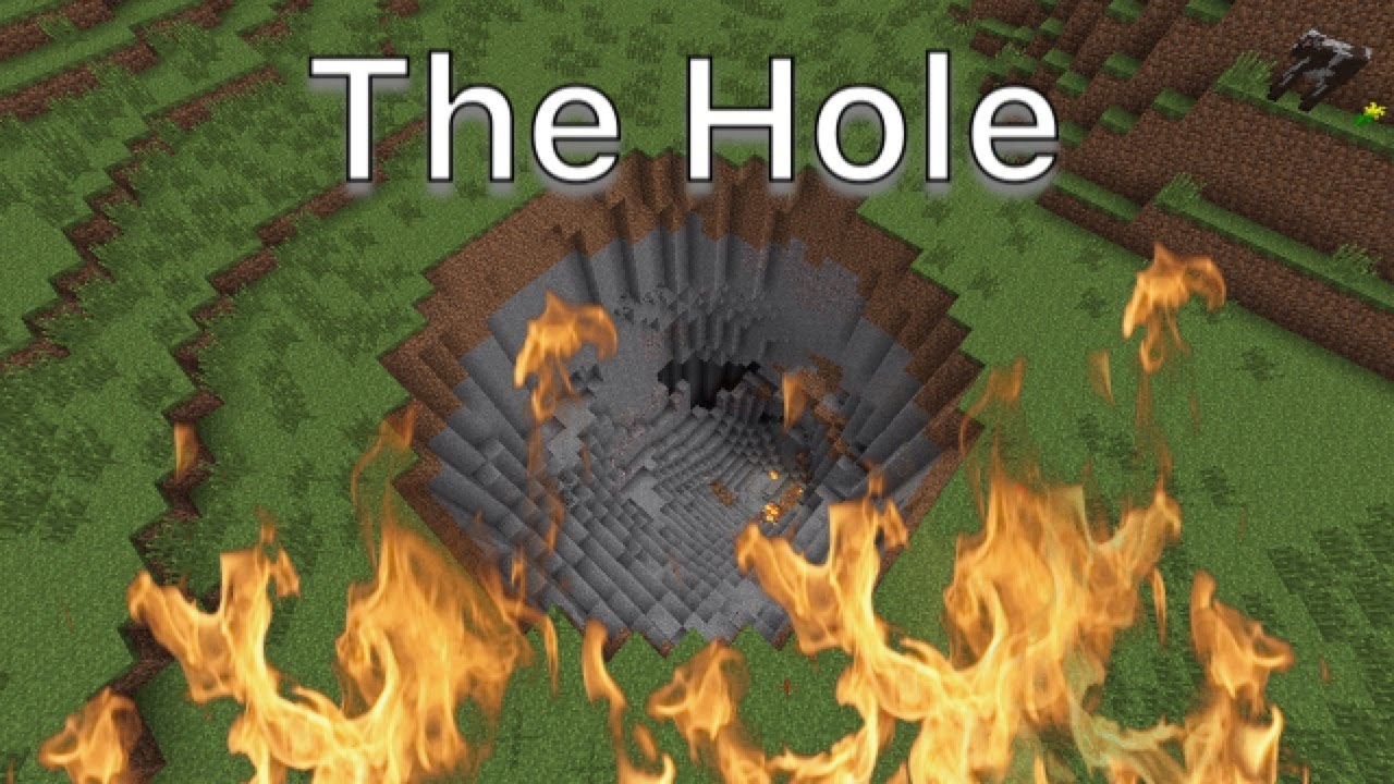 The Hole in MINECRAFT!!!! - YouTube
