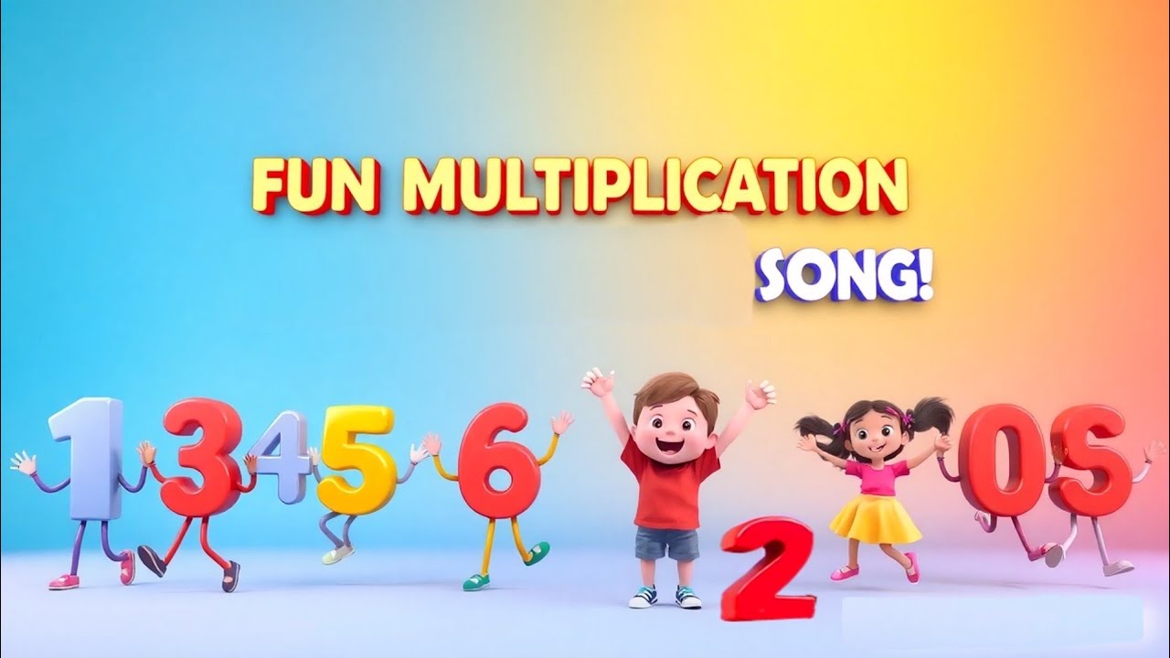 Easy Multiplication Song! Learn Tables 1 to 20 with Fun - YouTube