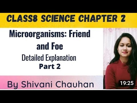 class 8 science chapter 2 microorganism friend and foe part 2 - YouTube