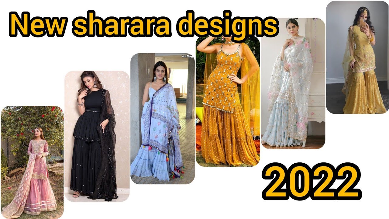 beautiful sharara and garara suit designs || color ideas for shara ...